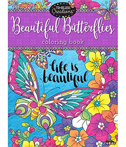 Beautiful Butterflies Coloring Book (Timeless Creations) - Paperback ...